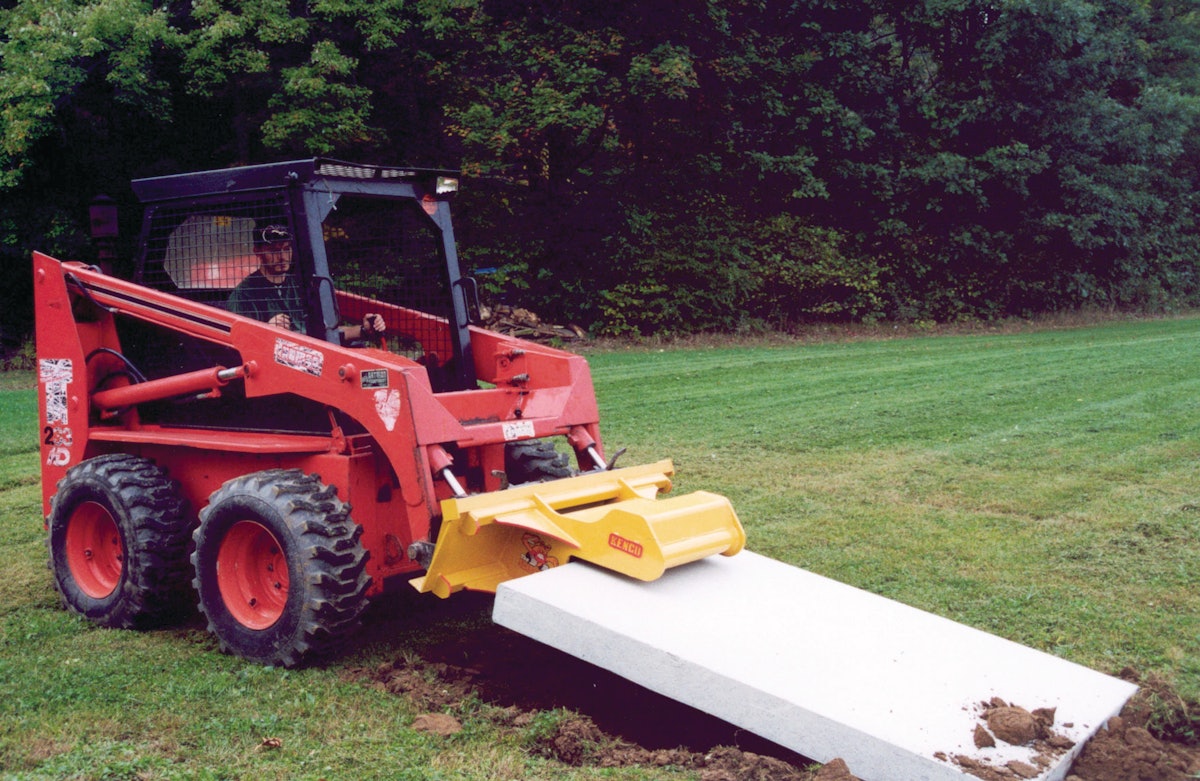 Skid Steer Slab Crab From: Kenco Corporation | For Construction Pros