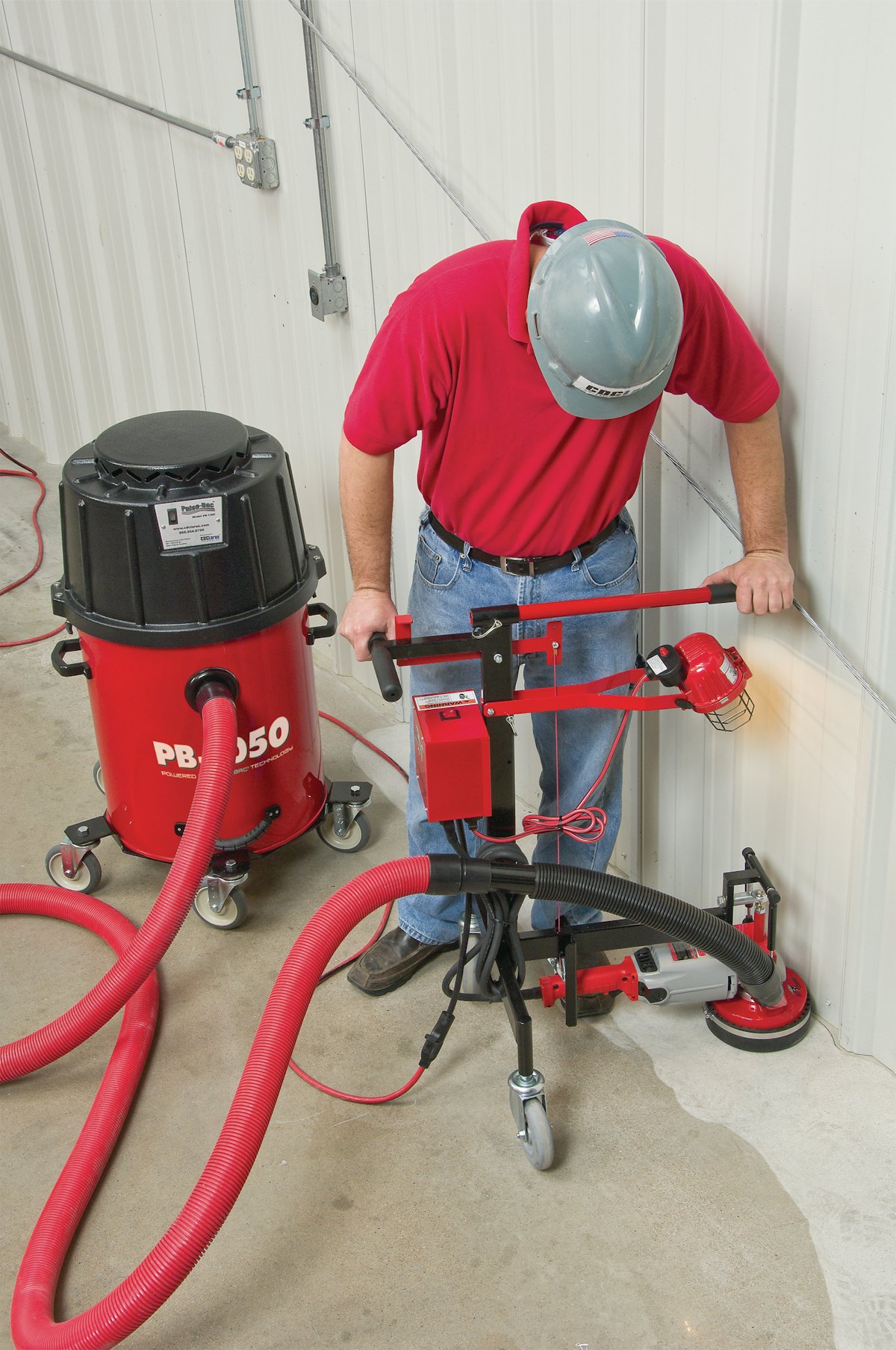 Hum-B Edge Grinder From: Pulse-Bac Vacuums | For Construction Pros