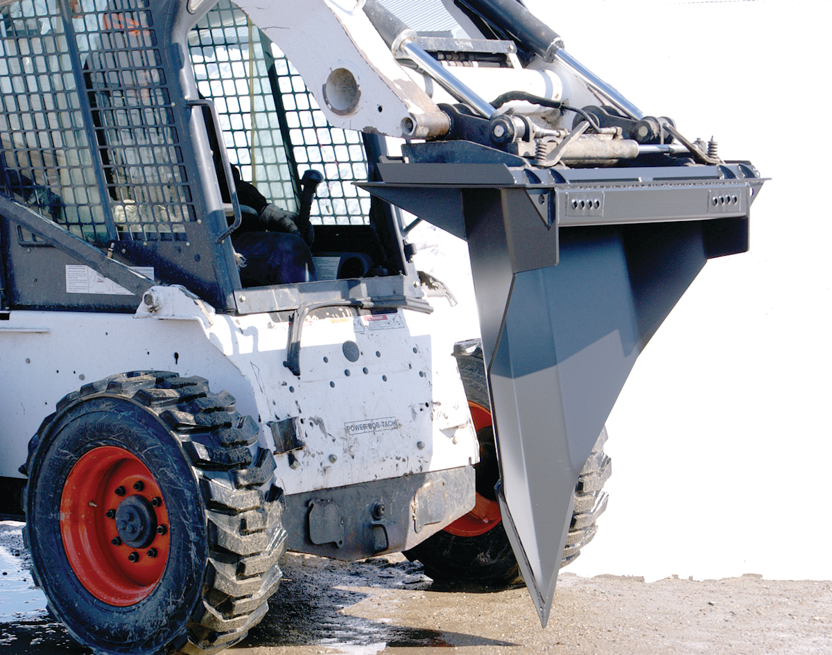 Single Blade Tree Spade Attachment From: CJJ Inc. | For Construction Pros