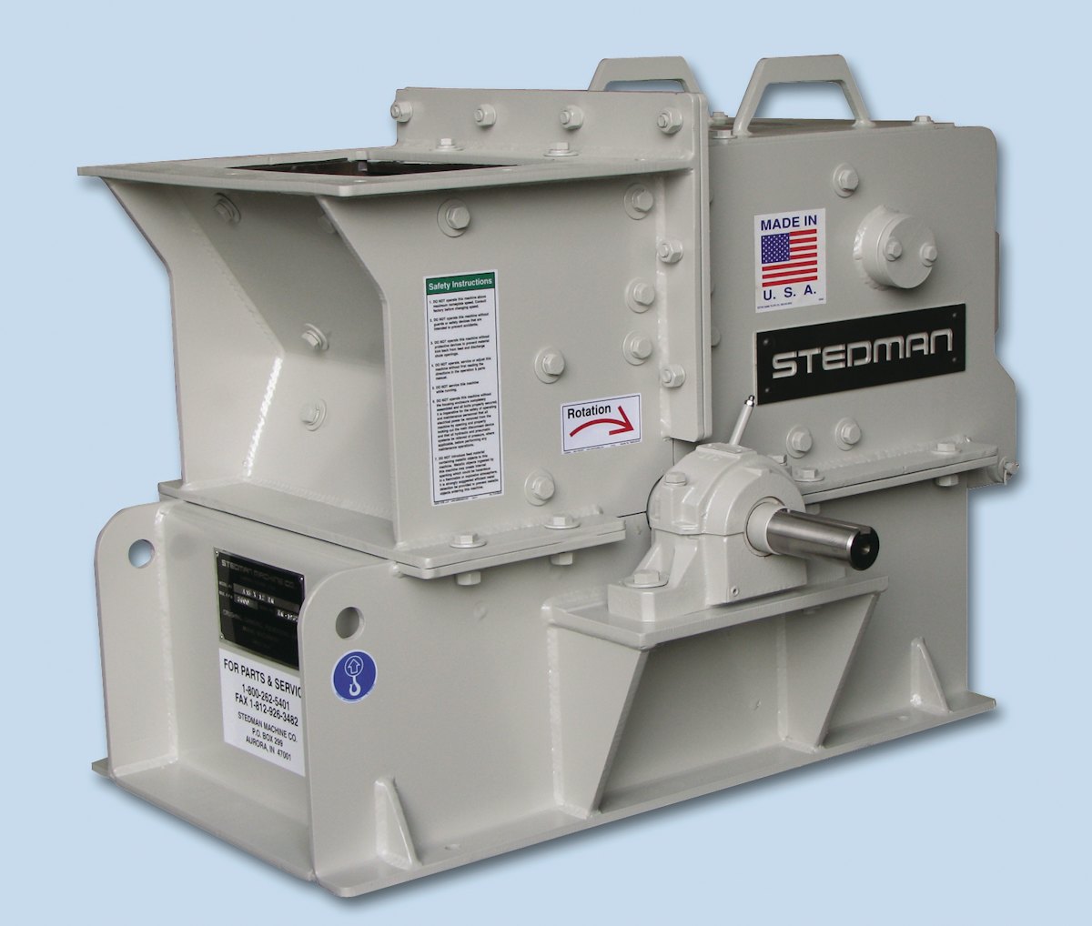 Fabricated Hammer Mills From: Stedman Machine Company | For ...