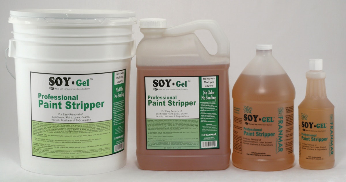 Soy-Gel Professional Paint & Urethane Stripper From: Franmar Chemical ...