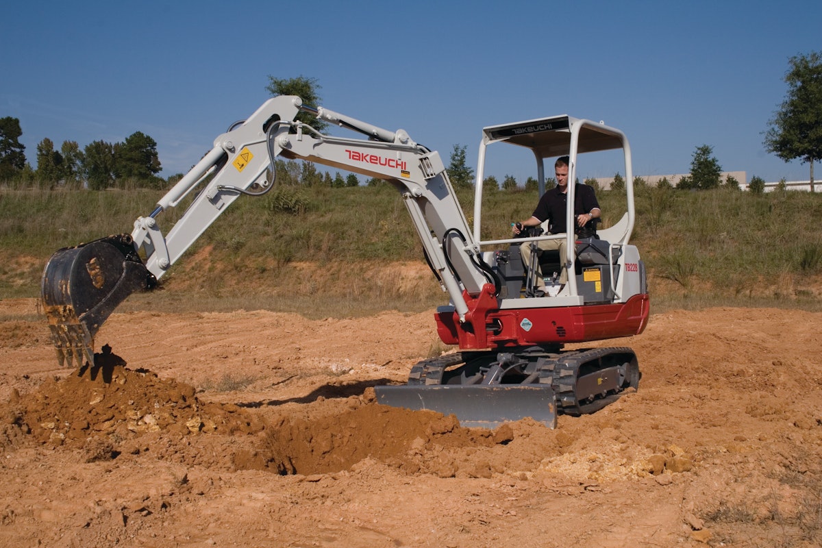 TB228 Compact Excavator From: Takeuchi-US | For Construction Pros