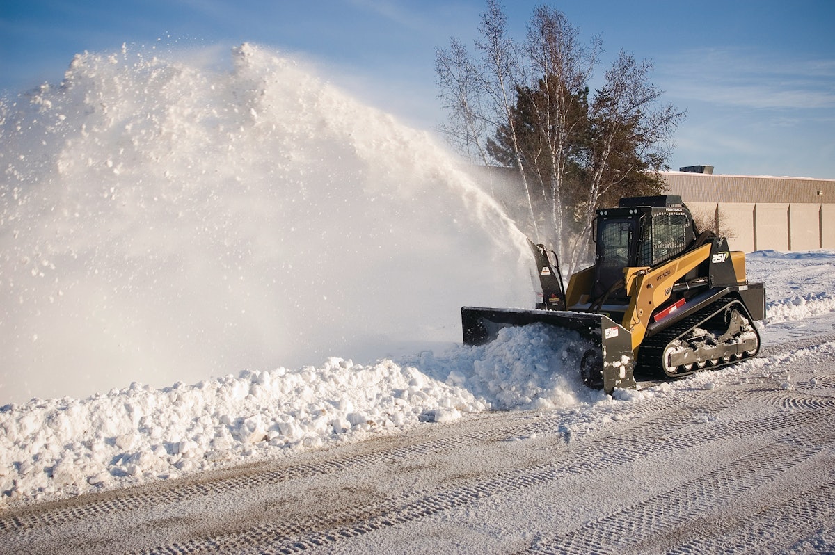 Snow Blower Attachments From: ASV | For Construction Pros