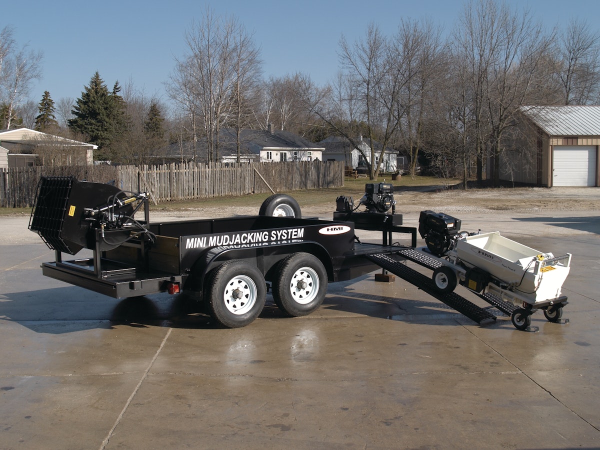 Mini Mudjacking Trailer From: HMI | For Construction Pros