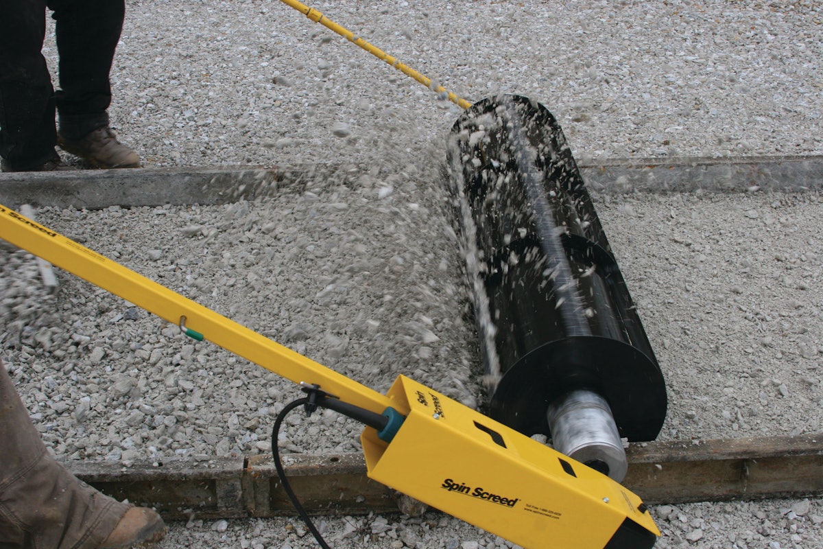 Grading Attachment From: Spin Screed | For Construction Pros