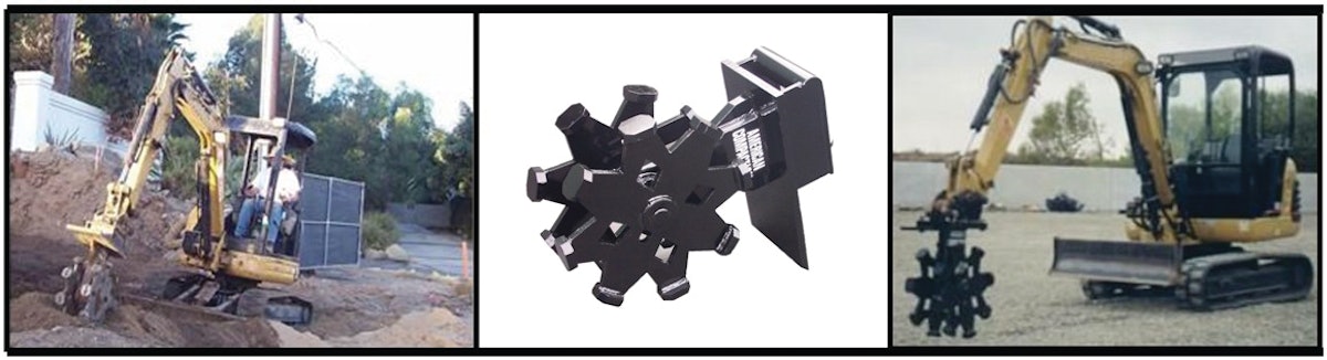 Mini-Excavator Compaction Wheels From: American Compaction Equipment ...