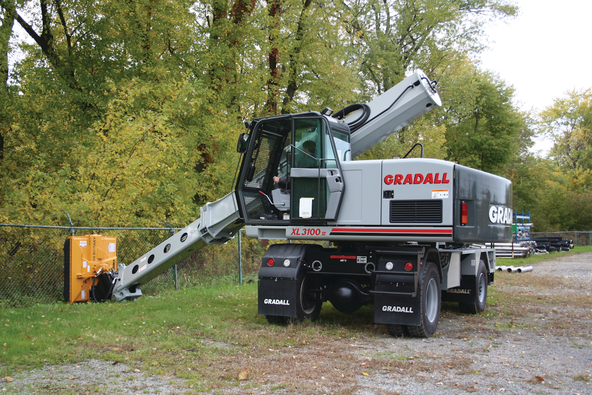 Mower Attachment From: Gradall Industries Inc. | For Construction Pros
