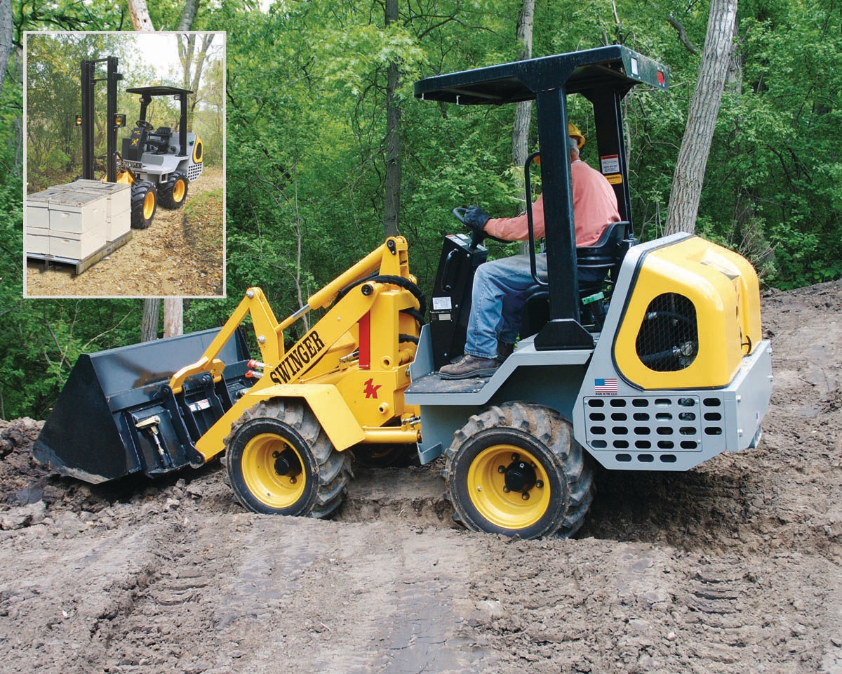 Model 1K Articulating Compact Loader From: Swinger Loaders / NMC ...