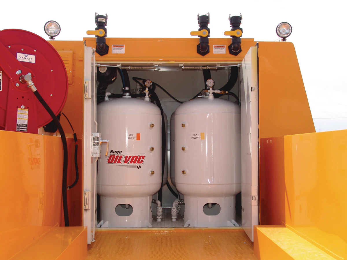 Lube Equipment From: Sage Oil Vac | For Construction Pros