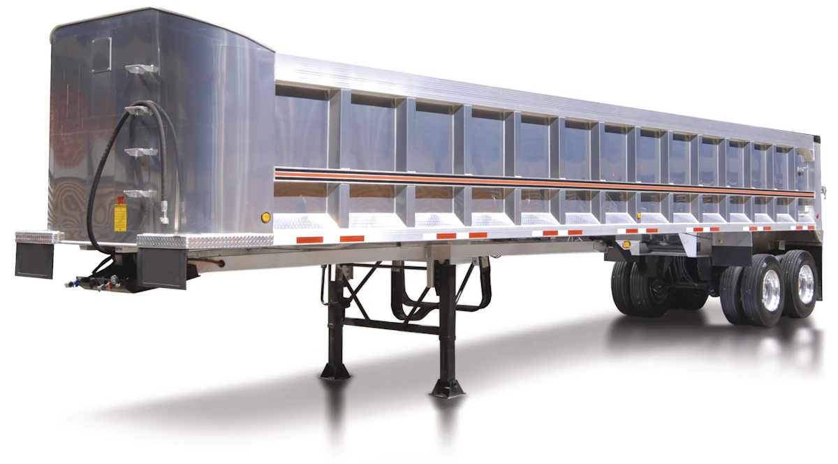 Aluminum IWT & Sheet & Post Frameless Dump Trailers From: Transcraft ...