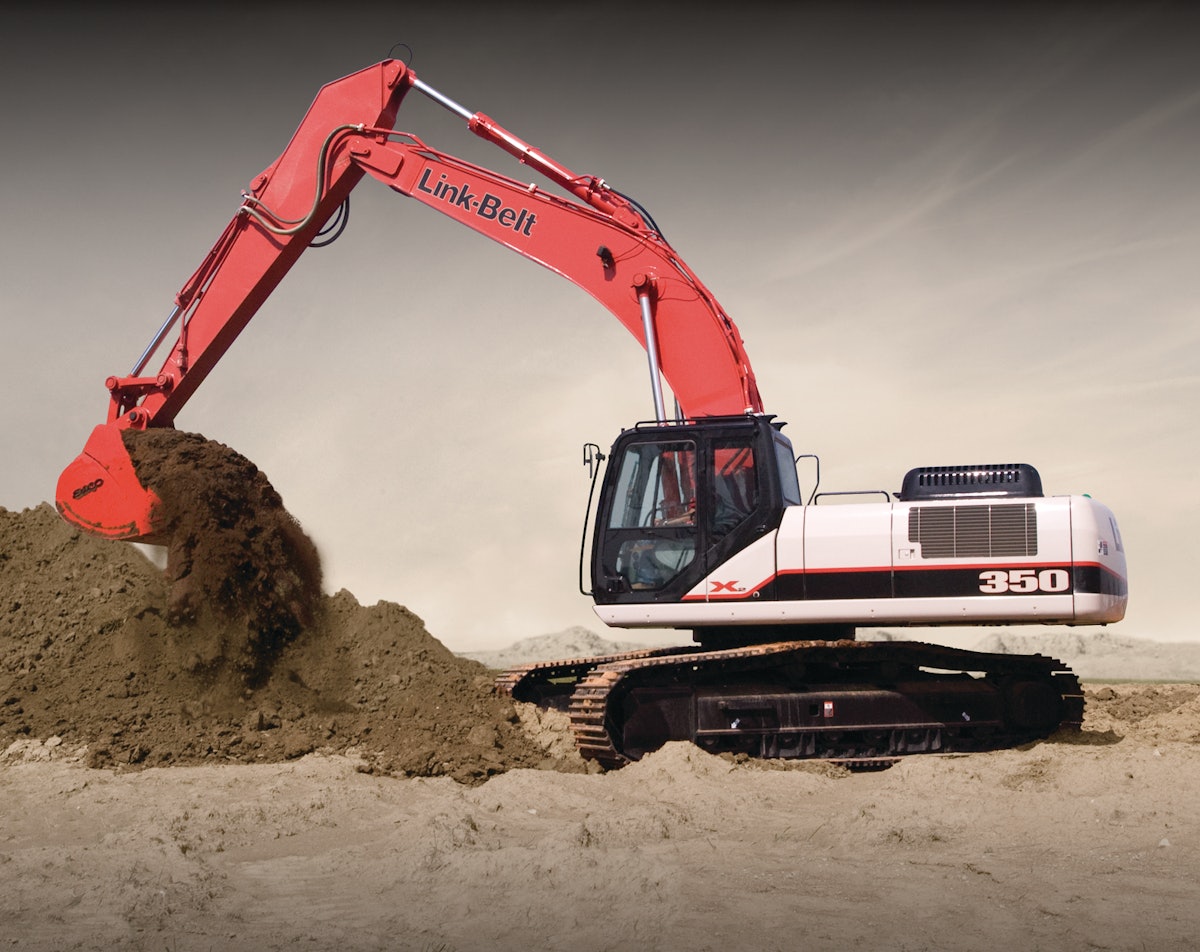 Link-Belt 350 X2 Excavator From: Link-Belt Excavators | For ...