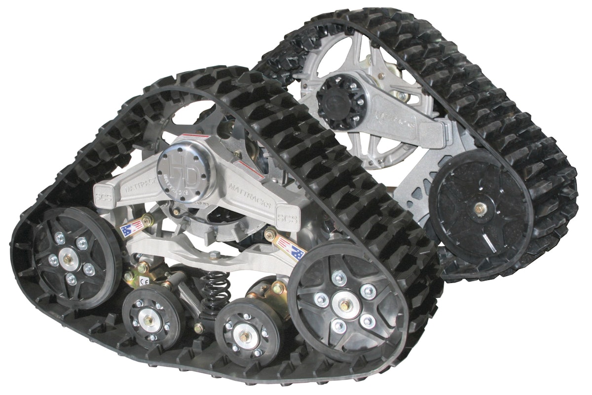 LiteFoot ATV Track System From: Mattracks | For Construction Pros