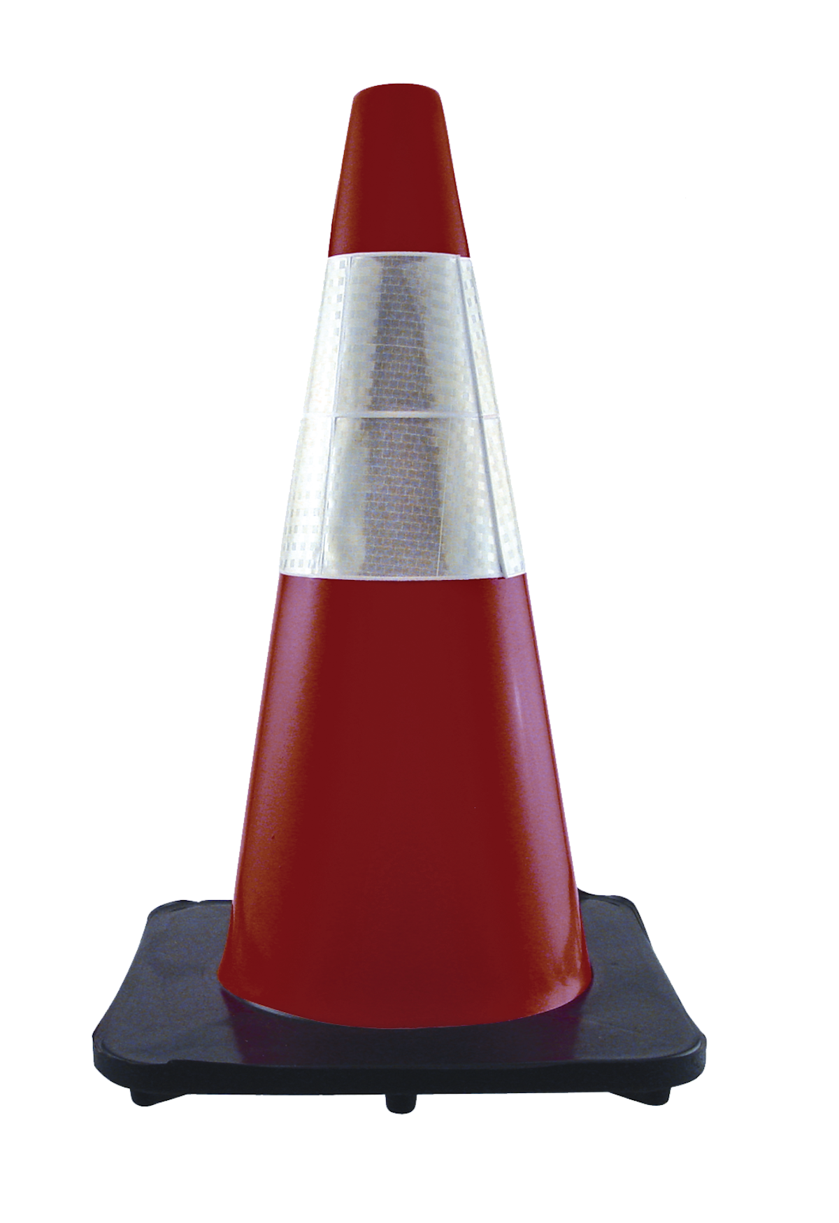 18-in. Orange Cone with Reflexite Cone Collars From: Reid Supply Co ...