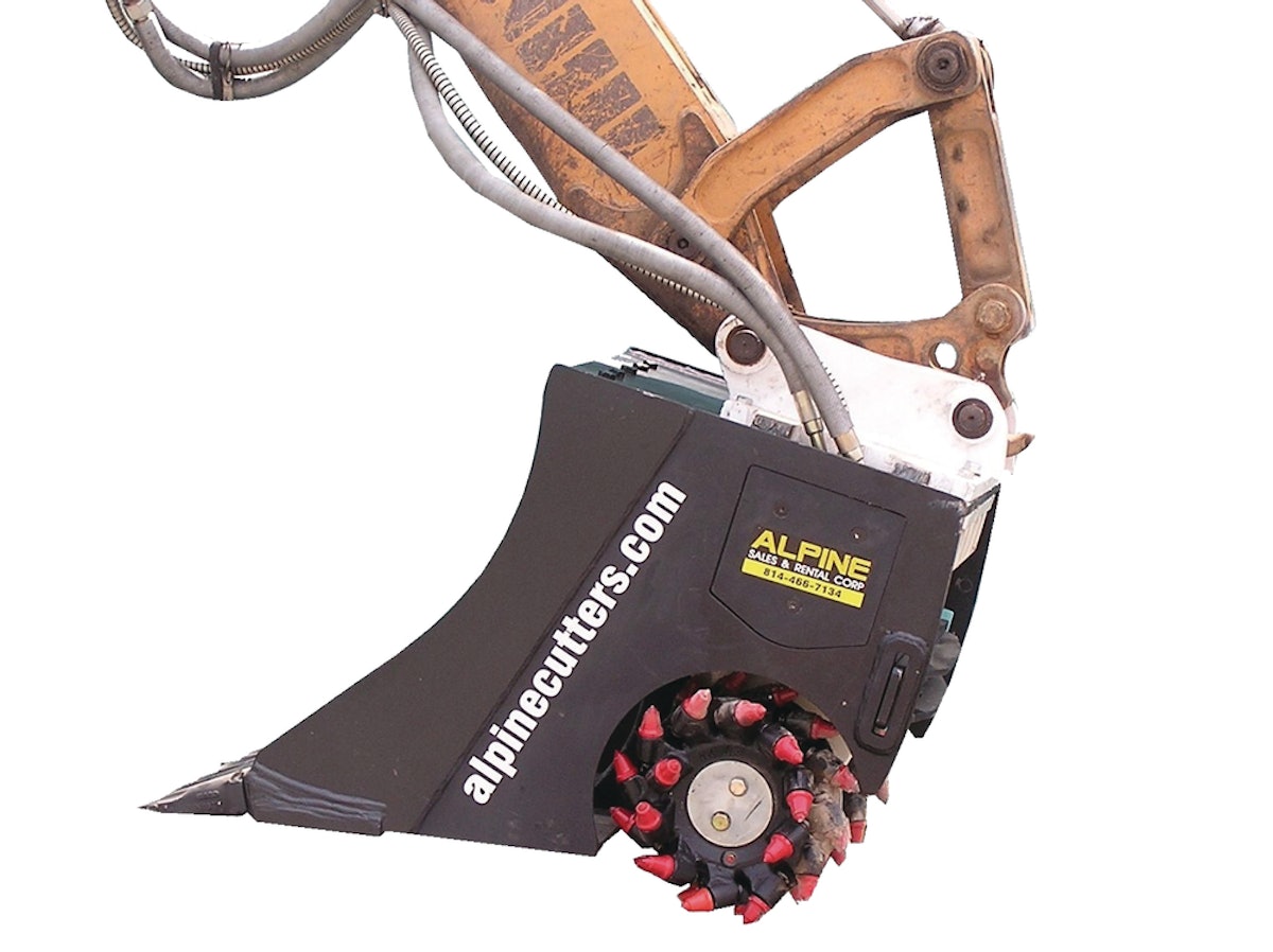 Cutter Bucket From: Alpine Sales & Rental Corp. | For Construction Pros