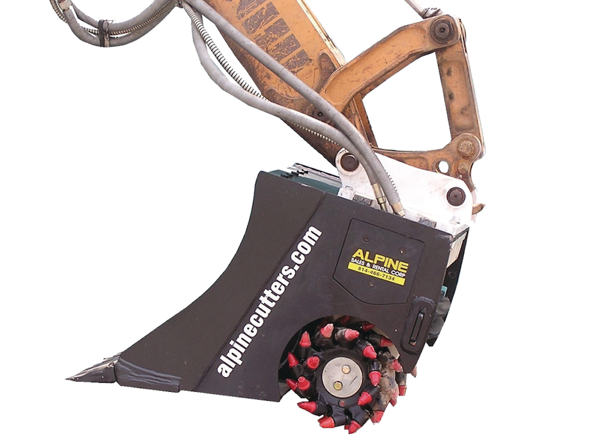 Cutter Bucket From: Alpine Sales & Rental Corp. | For Construction Pros