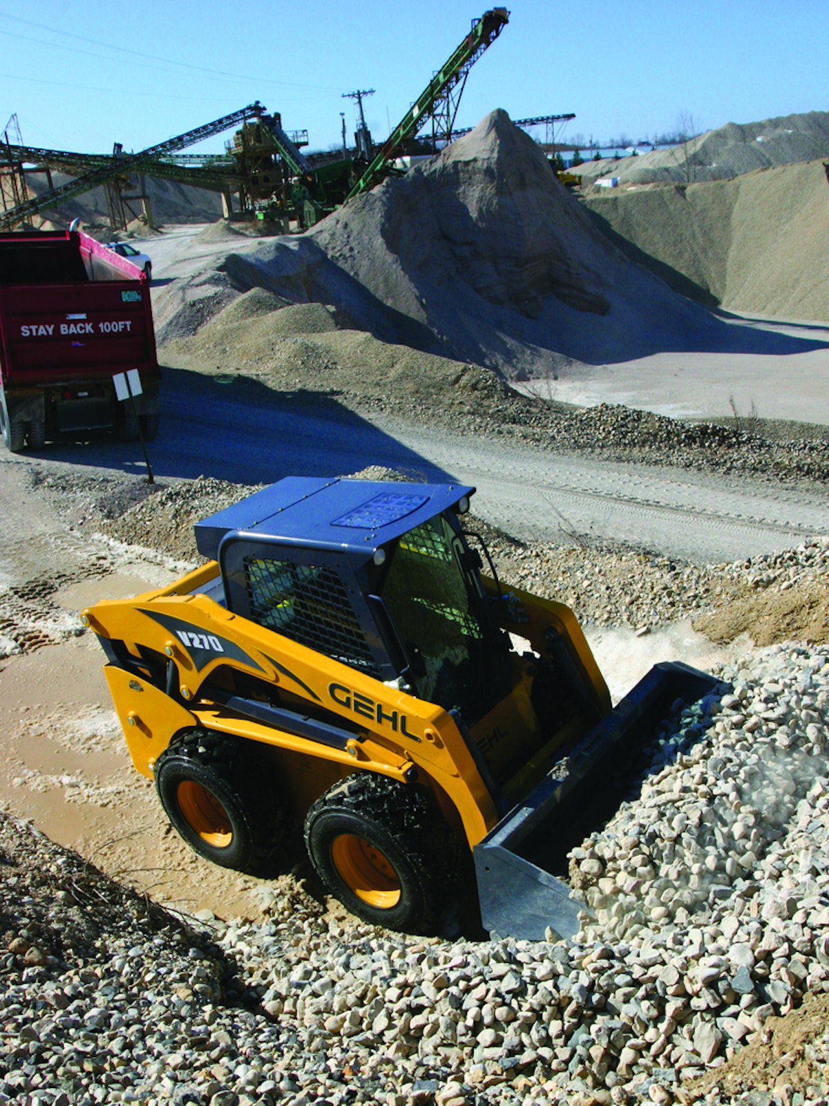 V270 Vertical Lift Skid Loader From: Gehl - A Manitou brand | For ...