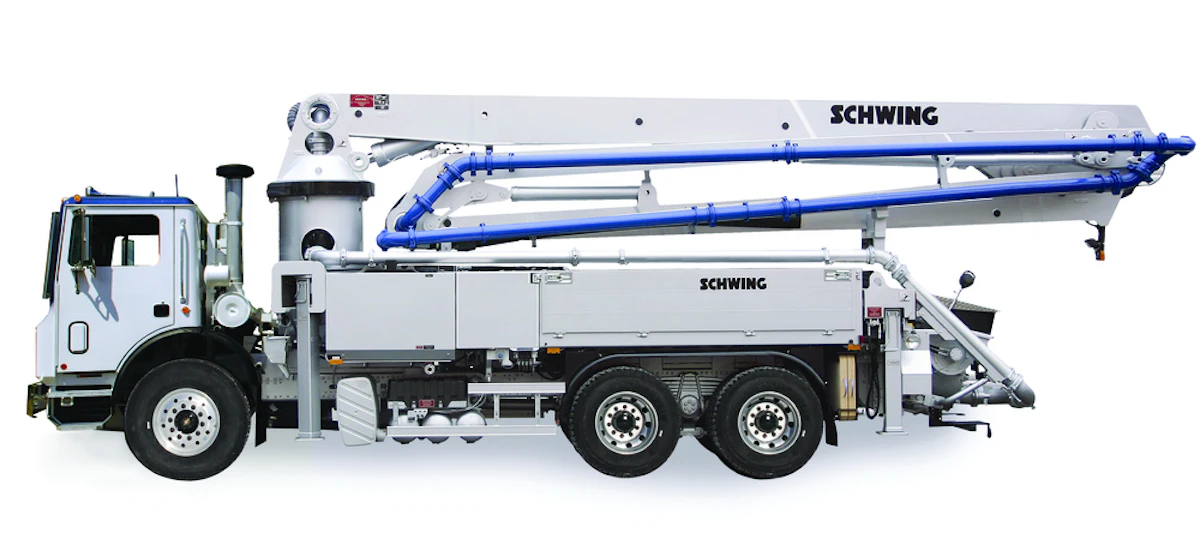 S 36 X Truck-mounted Boom Pump From: Schwing America | For Construction ...