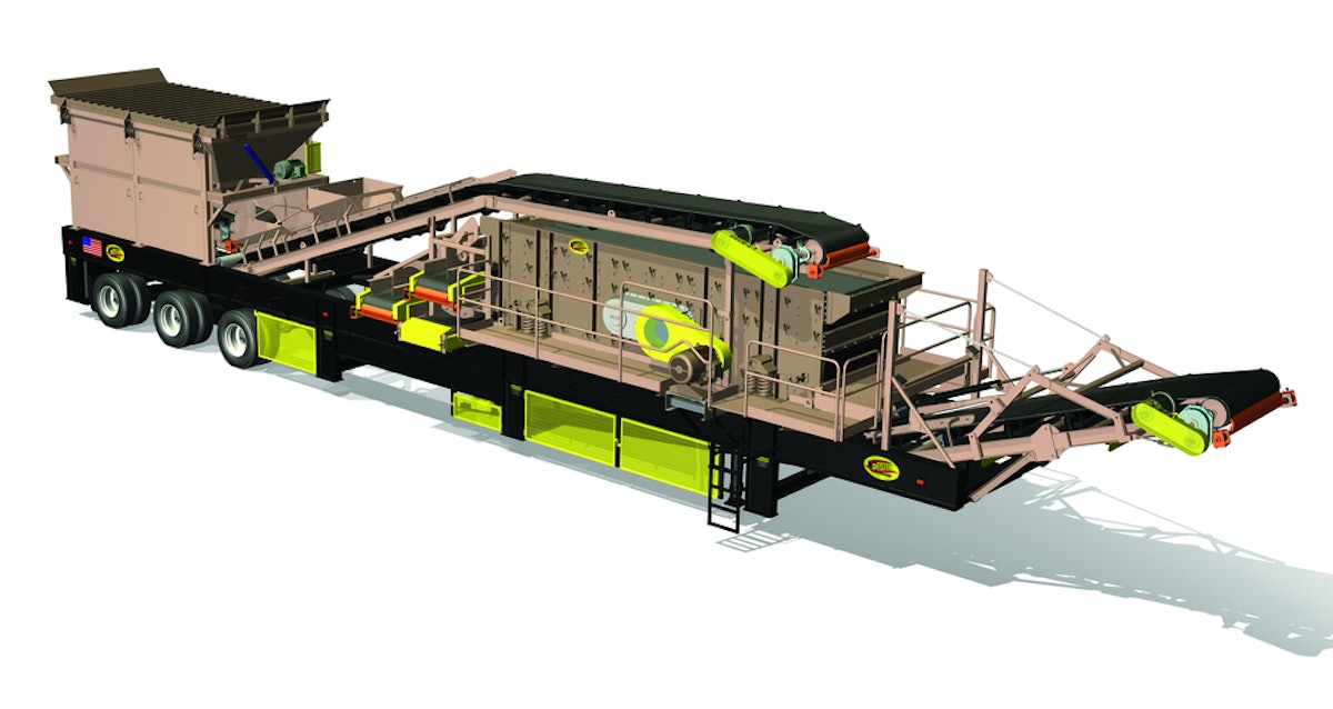 Portable Horizontal Screening Plants From: Deister Machine Company, Inc ...