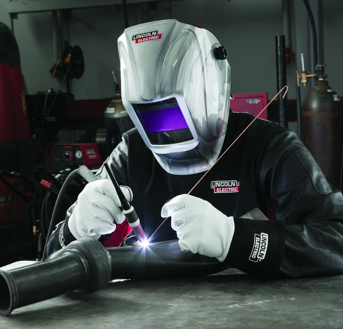Red Line Welding Apparel From: Lincoln Electric Co | For Construction Pros