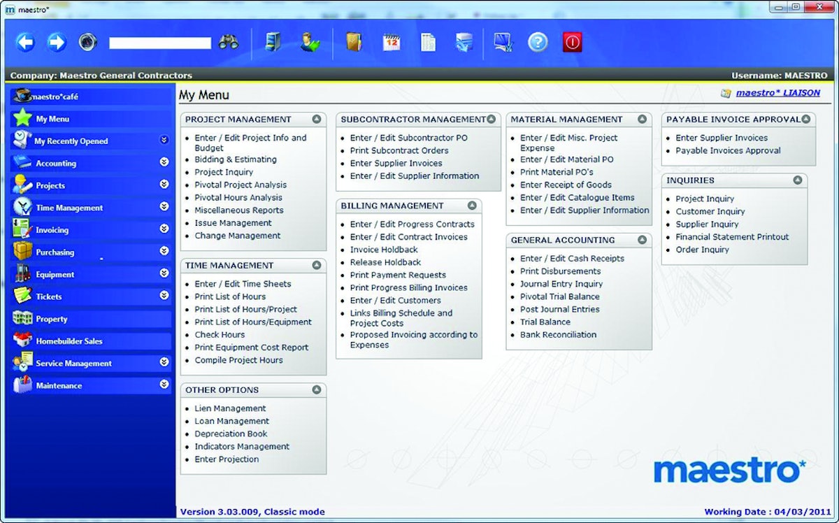 Maestro* From: Maestro Technologies | For Construction Pros