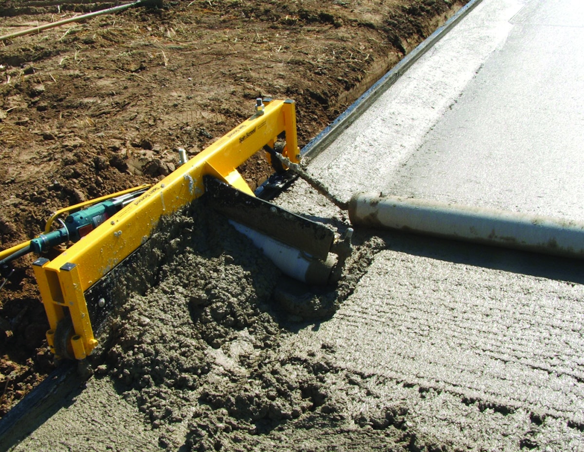 Integral Curb and Gutter Attachment From: Spin Screed | For ...