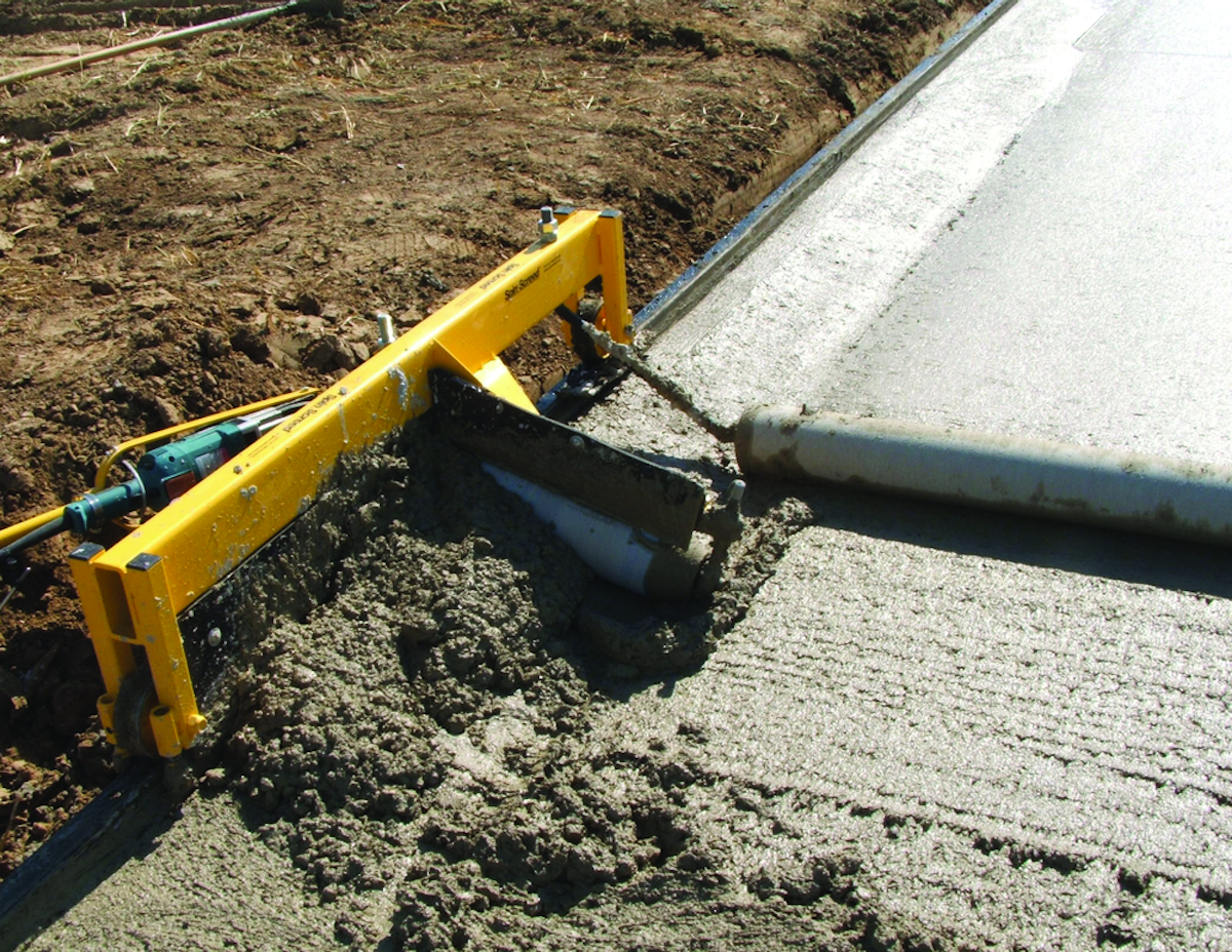 Integral Curb and Gutter Attachment From: Spin Screed | For ...