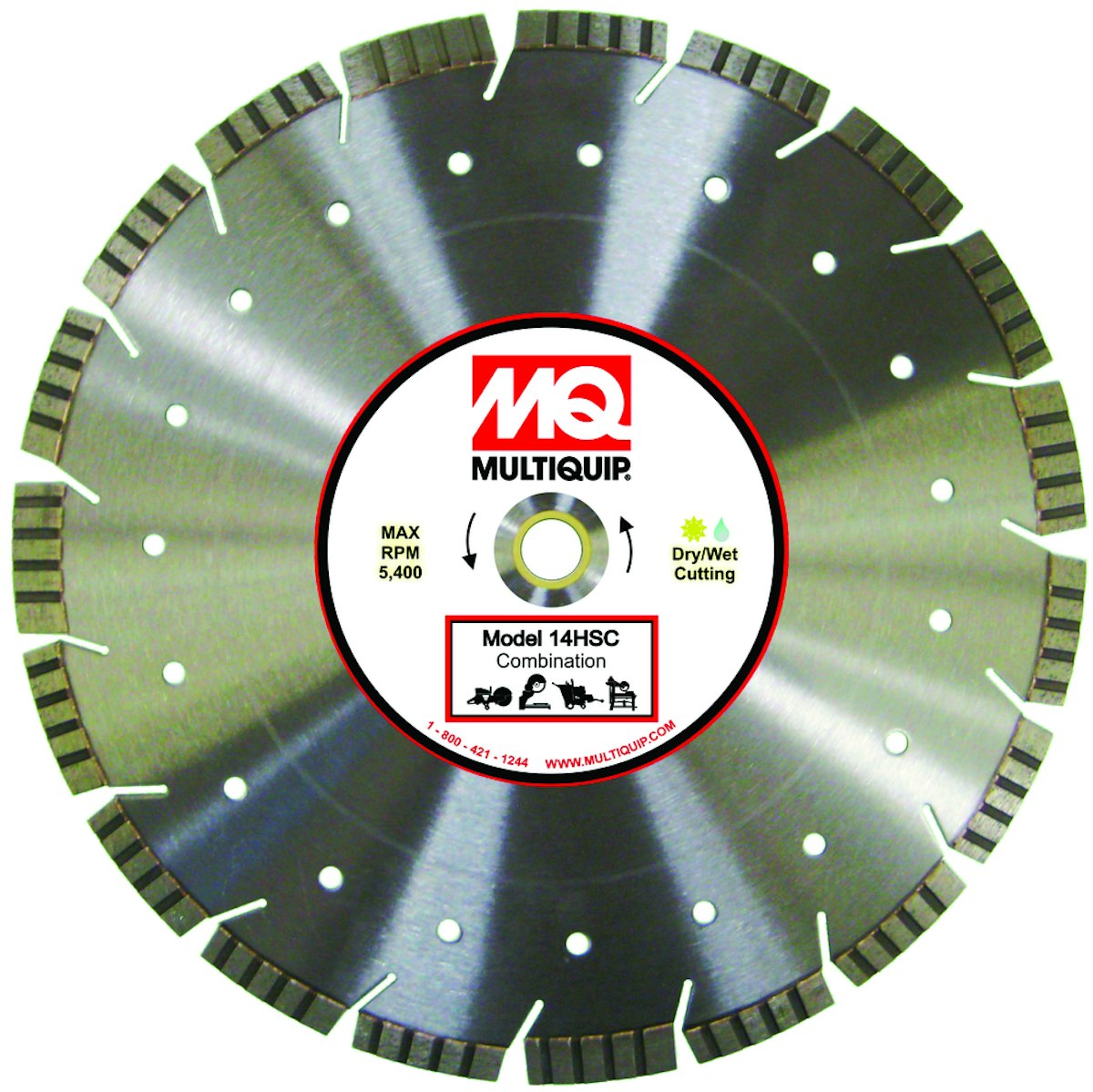 HSC Series Diamond Blade From: Multiquip Inc. | For Construction Pros