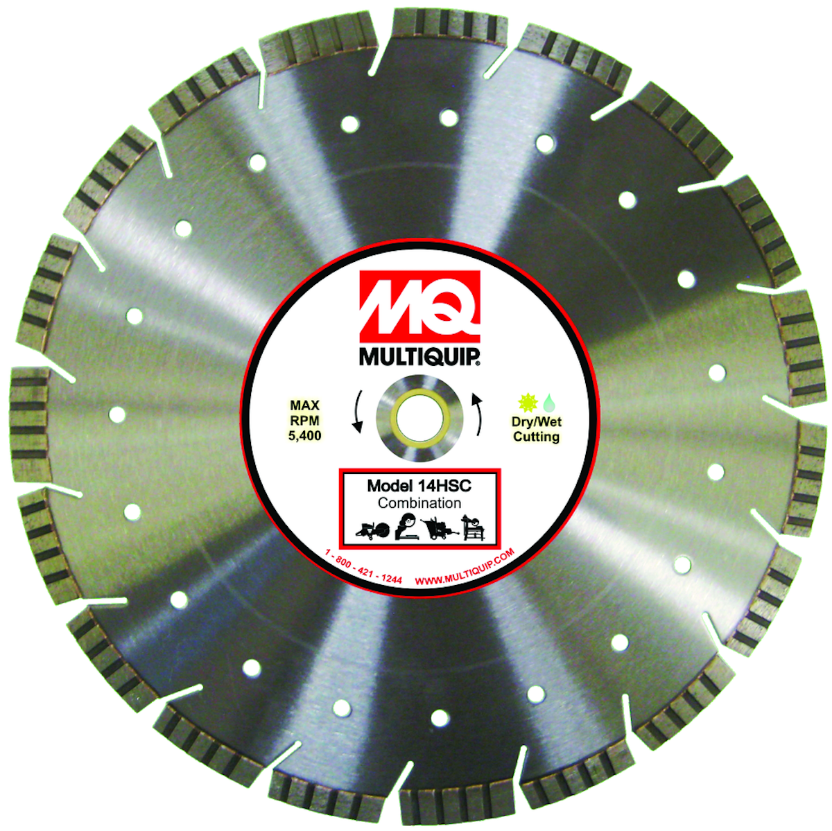 HSC Series Diamond Blade From: Multiquip Inc. | For Construction Pros