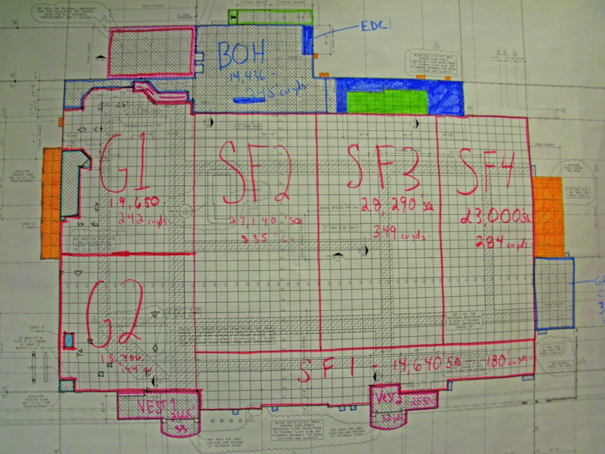 concrete plan example