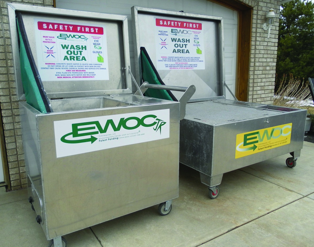 EWOC Mobile Concrete Washout Container From: Construction Midwest Inc ...