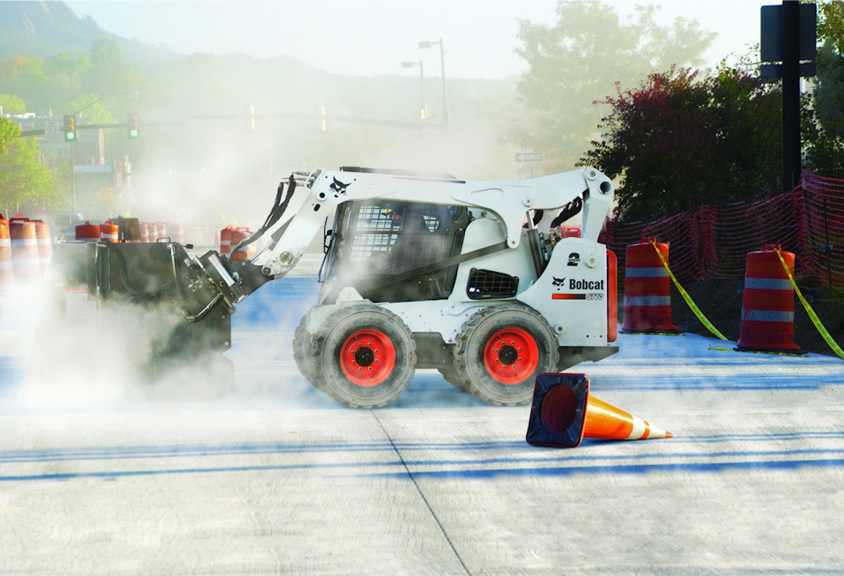 Bobcat WS18 and WS24 Wheel Saw Attachments From: Doosan Bobcat Co ...