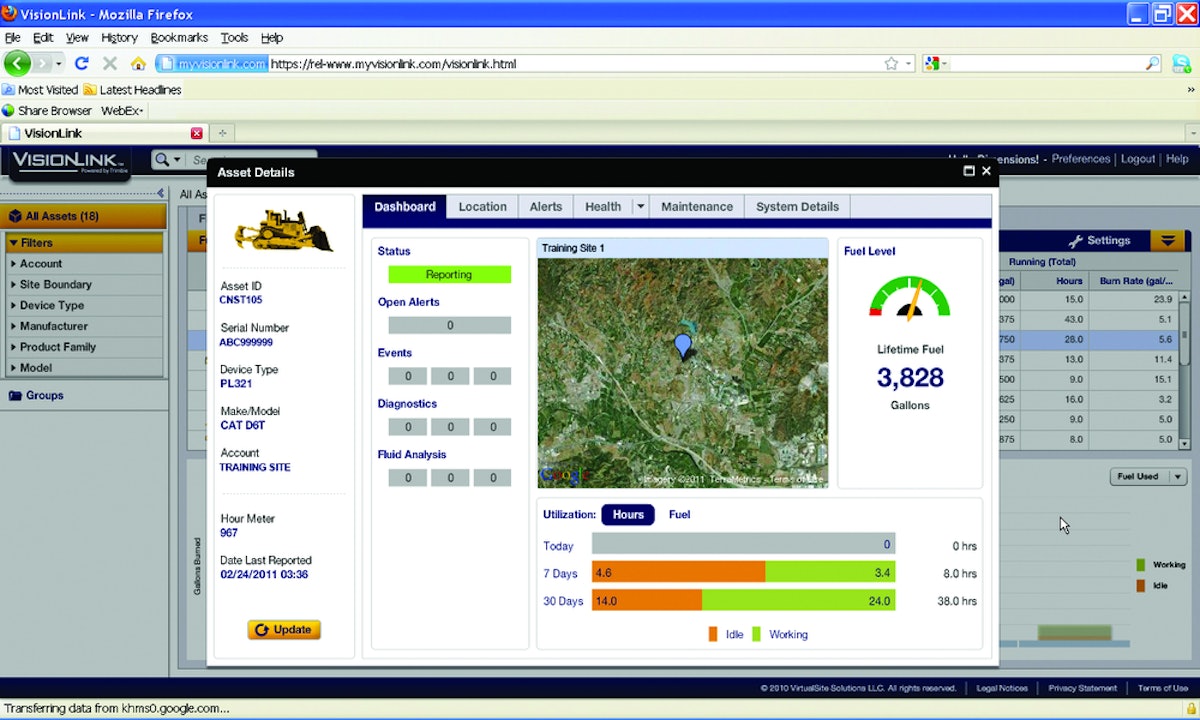 VisionLink Version 2.3 From: Trimble Construction | Trimble Inc. | For ...
