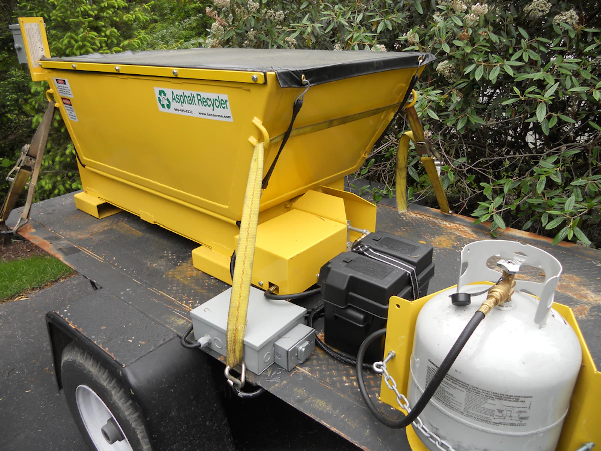 1/2-Ton Pathway Asphalt Recycler/Asphalt Hot Box From: Falcon Asphalt ...