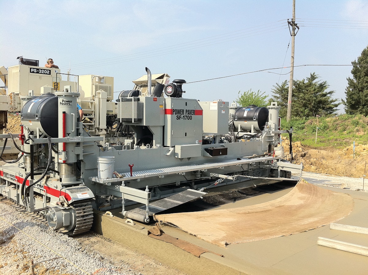 SF-1700 Compact Slipform Paver From: Power Pavers Inc. | For ...