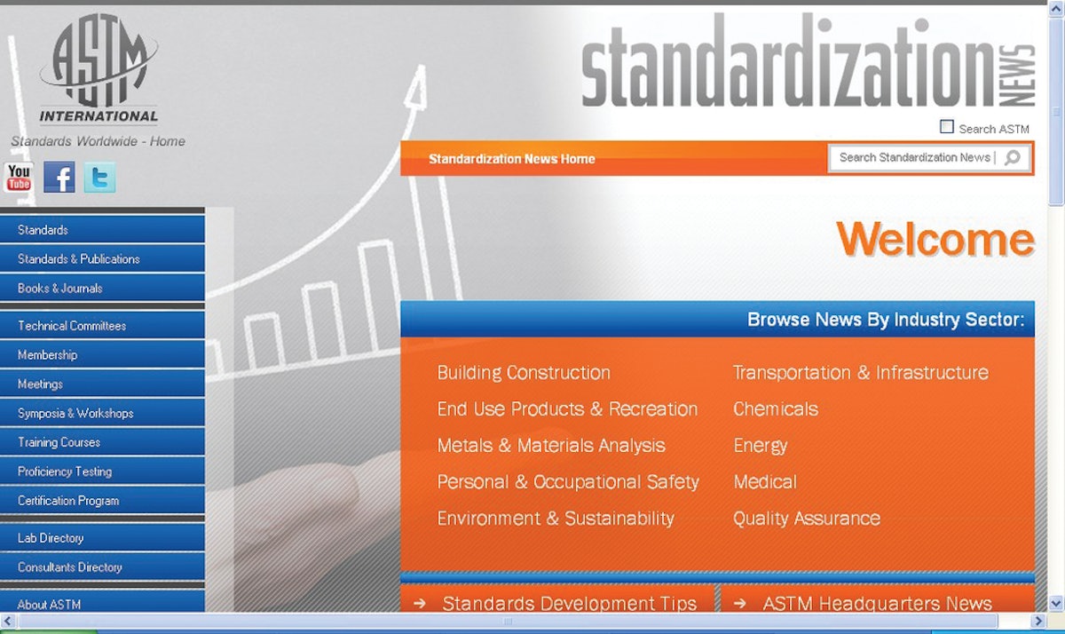 ASTM International Launches New Standardization News Website | For ...