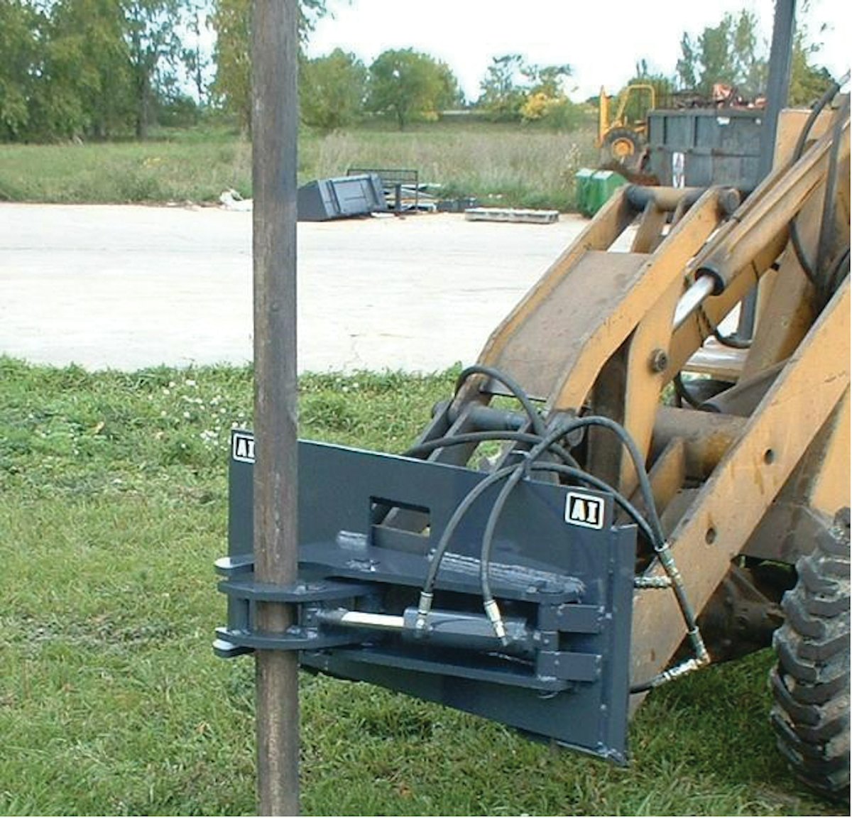 Pole Handler From: Attachments International | For Construction Pros