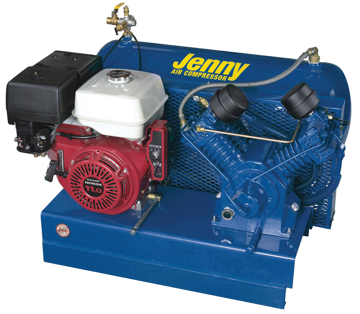 Skid-mounted Air Compressors From: Jenny Products | For Construction Pros