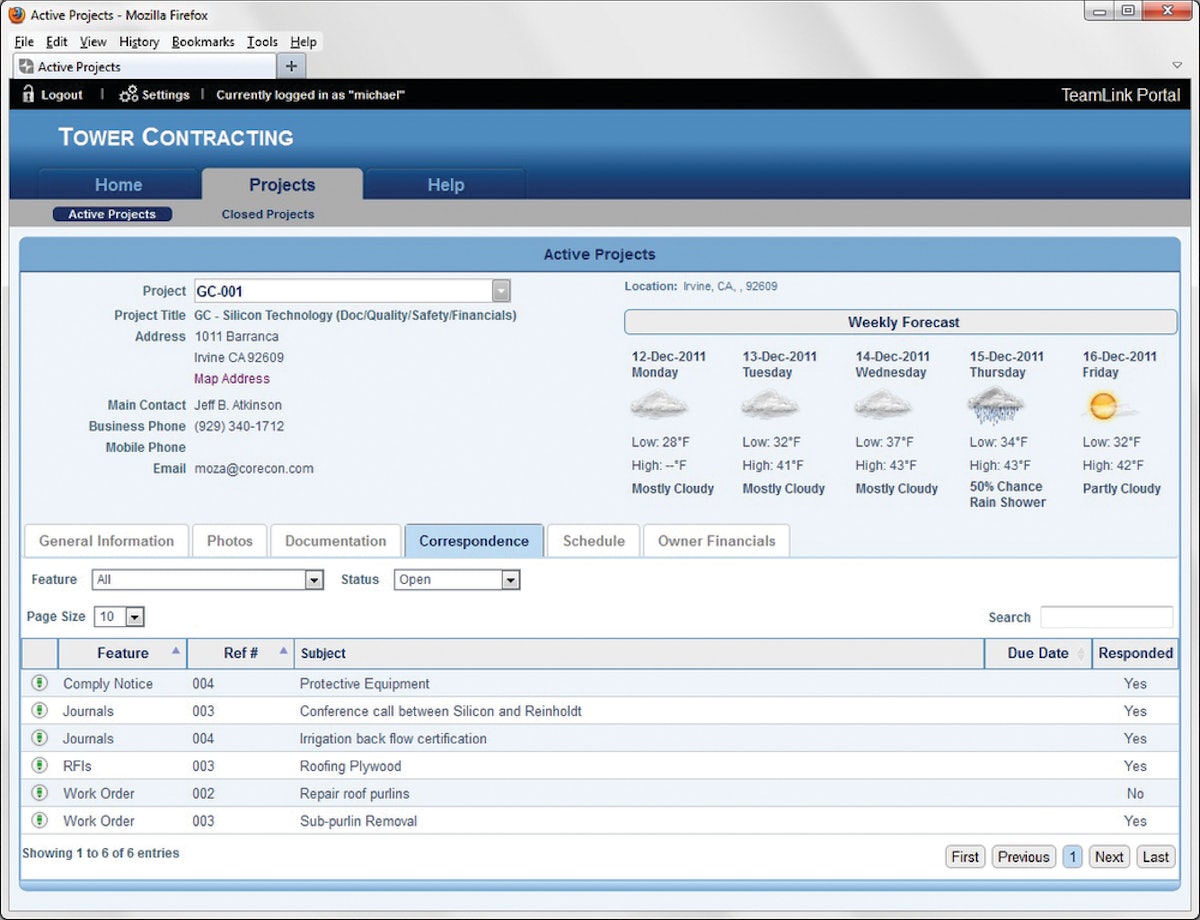 TeamLink Portal From: Corecon Technologies, Inc. | For Construction Pros