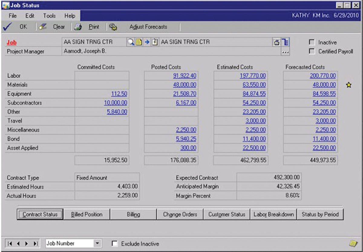 Construction/Job Cost Software From: WennSoft Inc | For Construction Pros