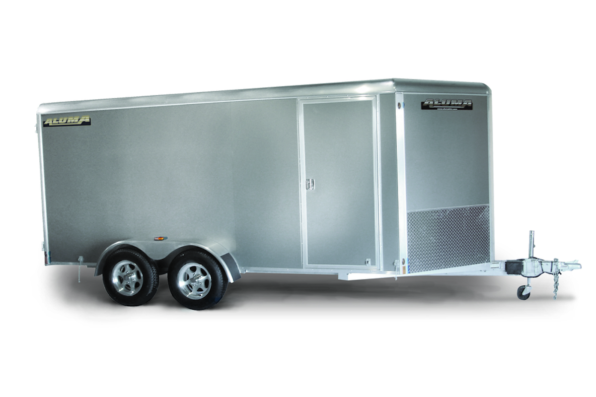 Enclosed Aluminum Tandem Axle Trailers From: Aluma | For Construction Pros