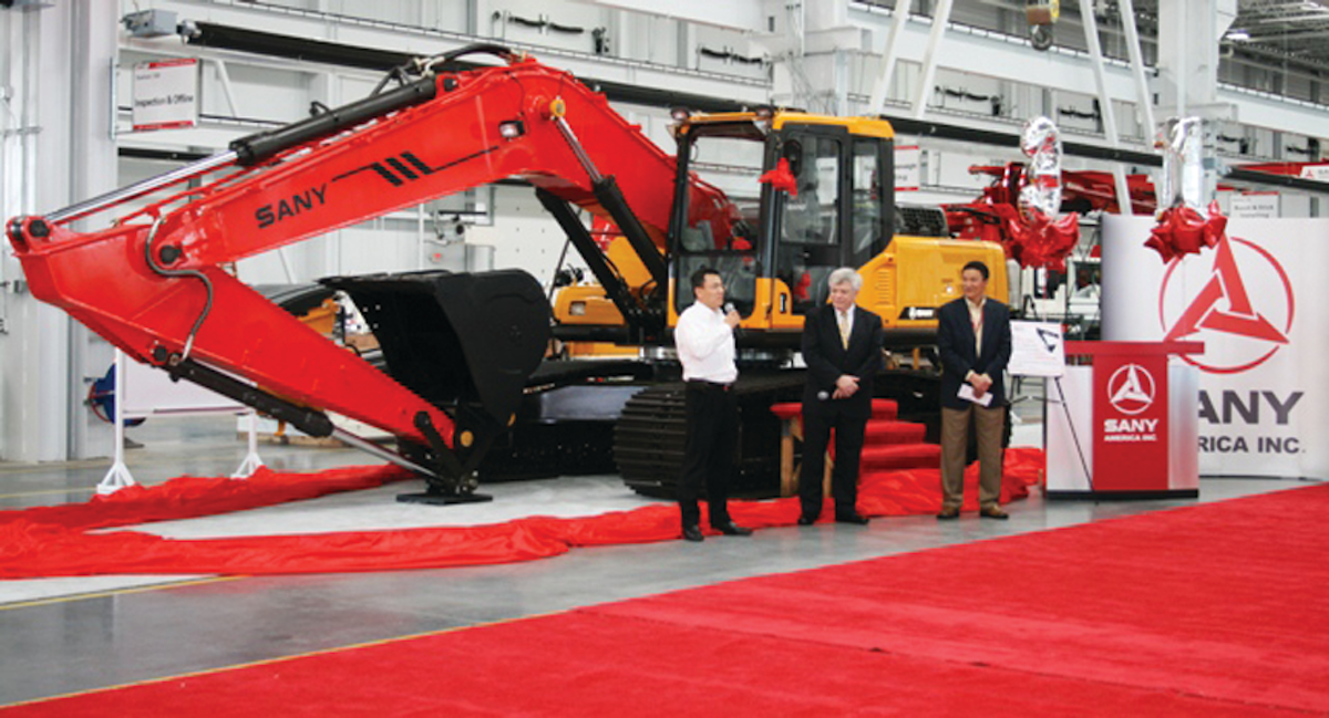 Sany America Assembles First Excavator in North America | For ...