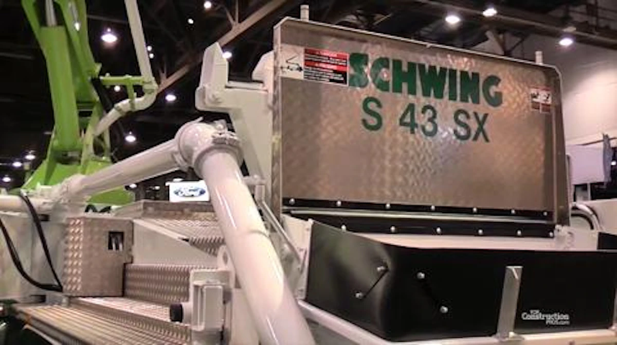 Schwing America S 43 SX Concrete Boom Pump | For Construction Pros