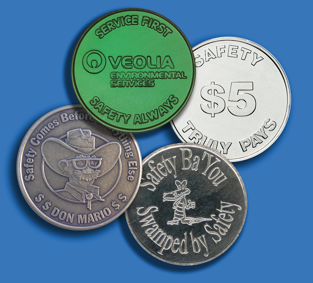 Safety Coins From: Osborne Coinage Company | For Construction Pros
