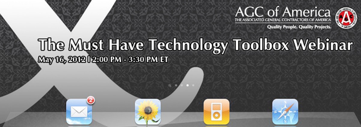 Webinar: The Must Have Technology Toolbox | For Construction Pros