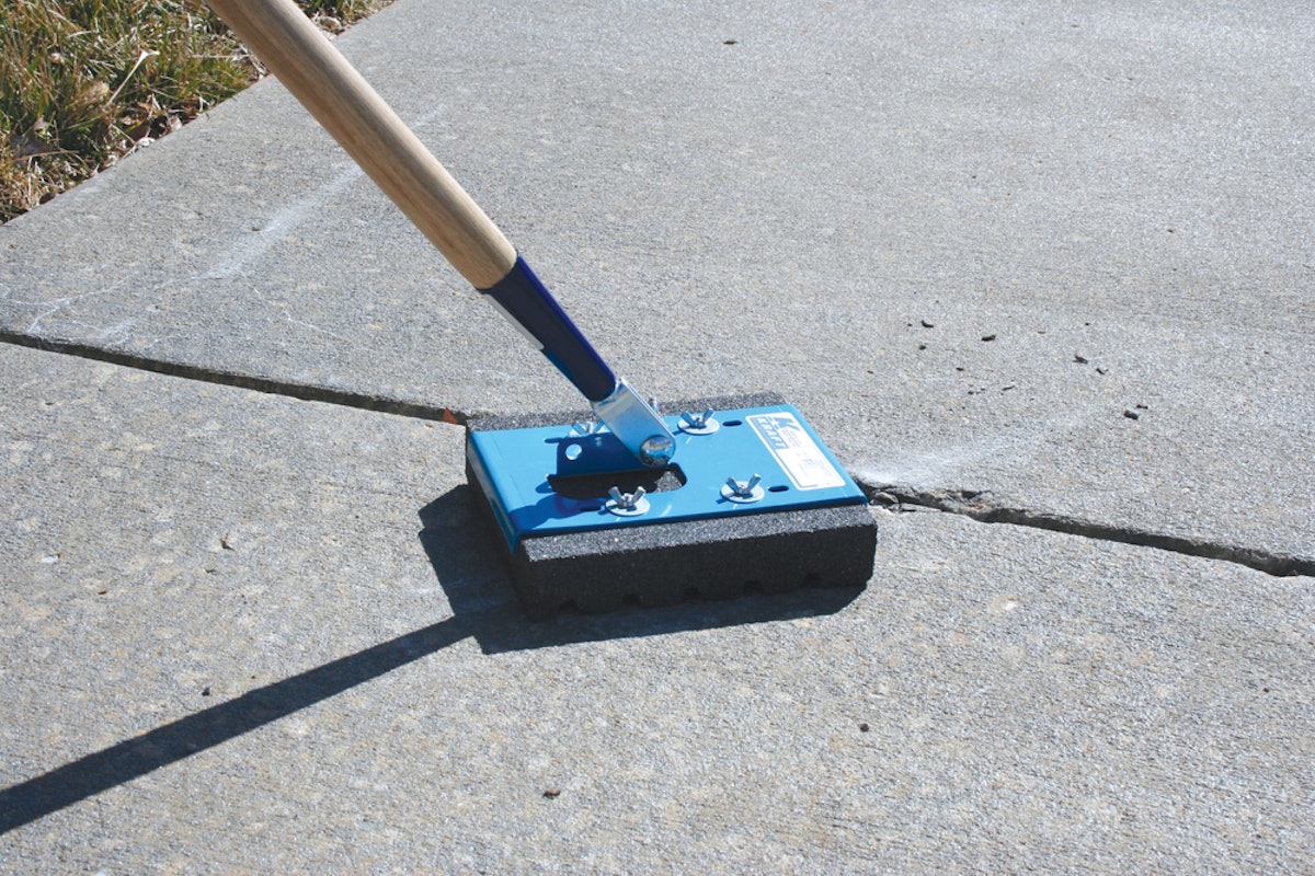 Rub Brick Mop From: Kraft Tool Co. | For Construction Pros