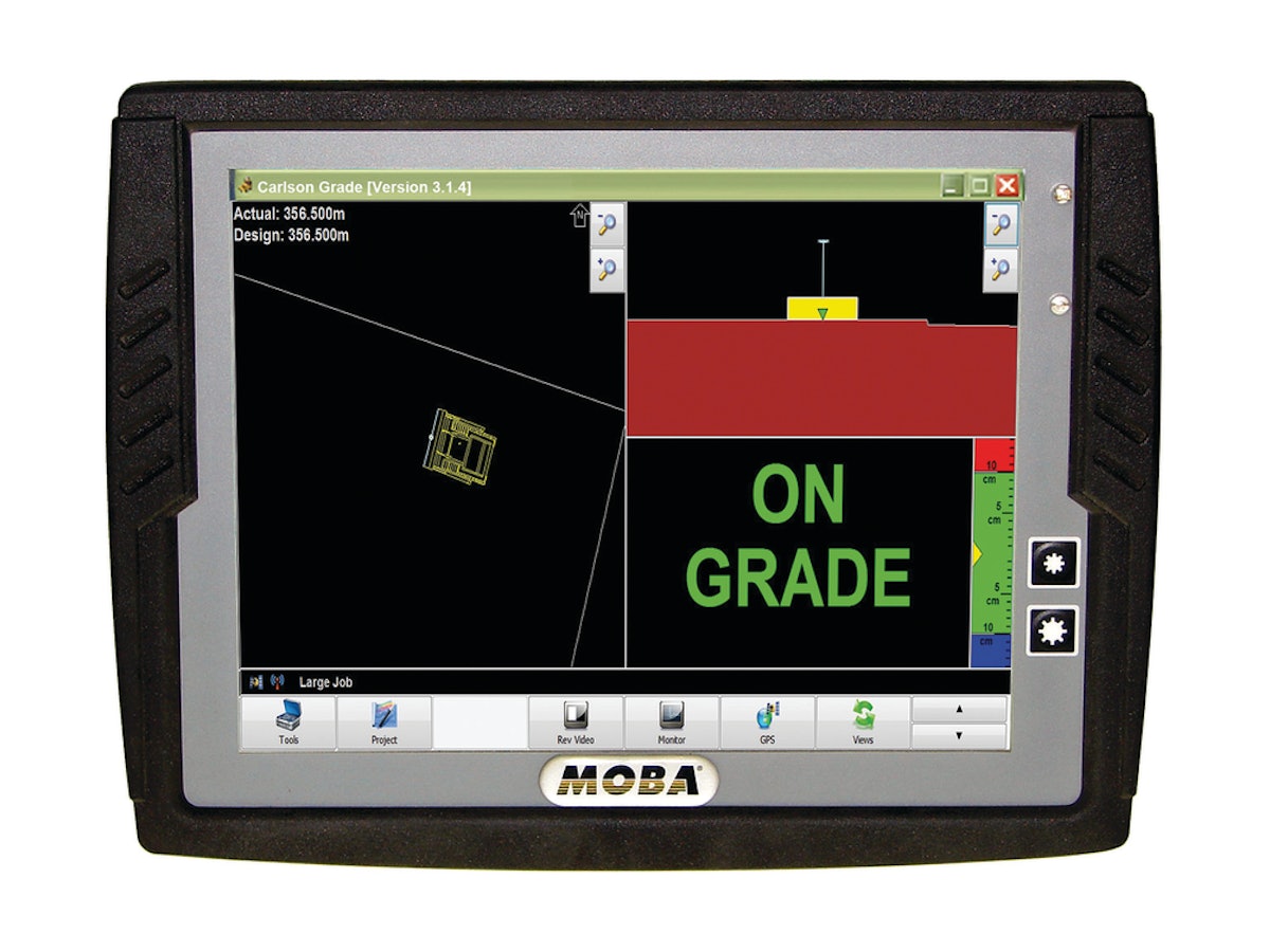 3D Grade Leveling From: MOBA Corporation | For Construction Pros