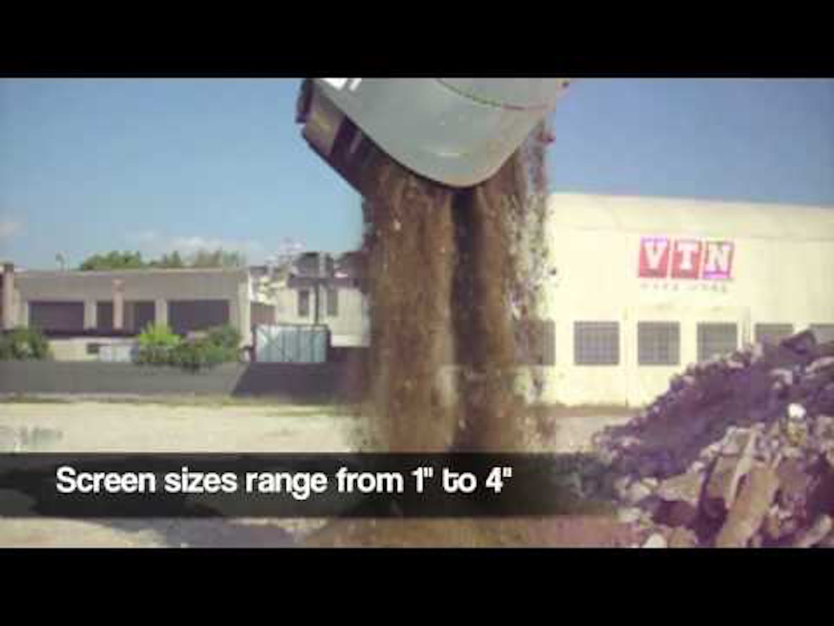 Video: VTN Rotobec SB Screening Bucket | For Construction Pros