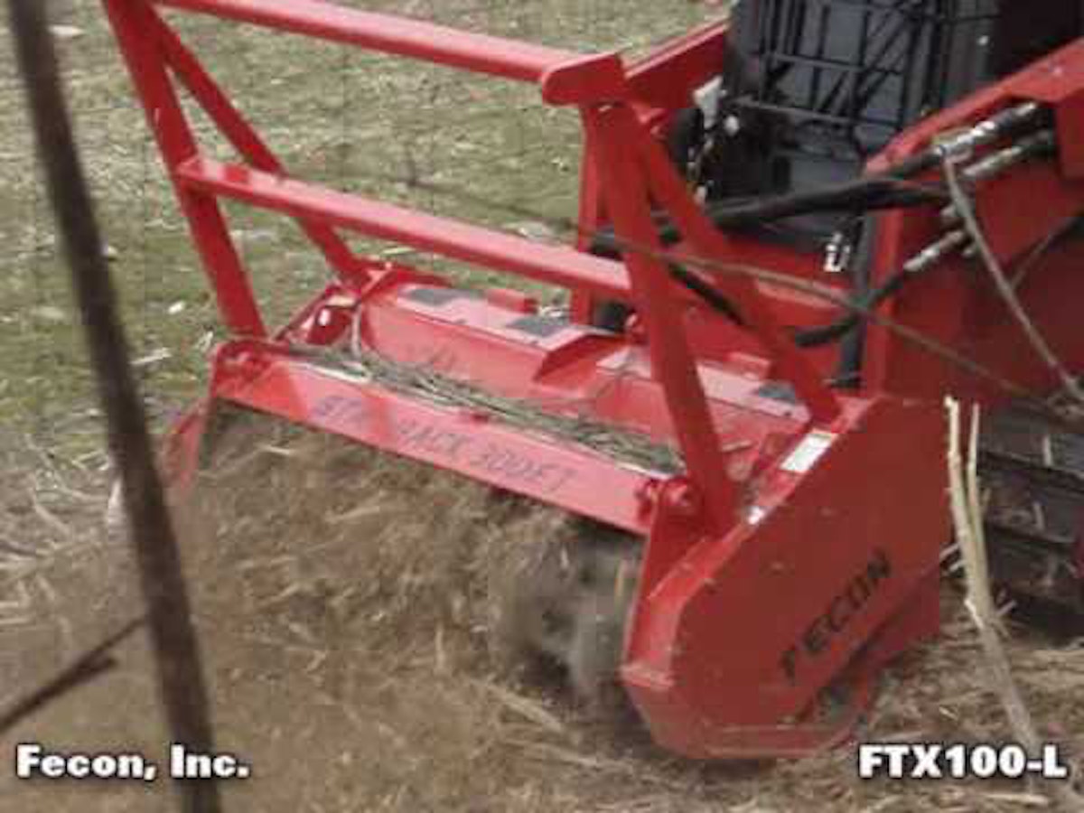 Video: Fecon FTX100 at Work in the Bush | For Construction Pros