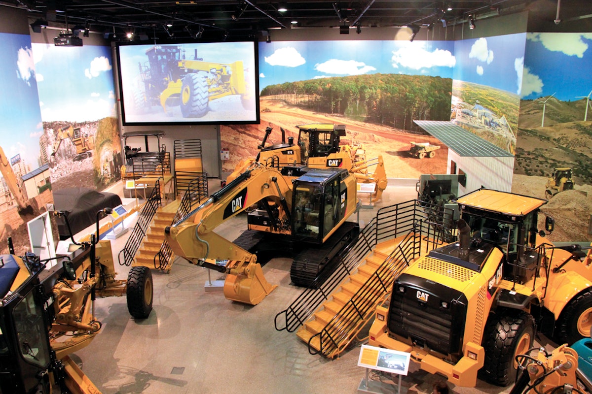 Caterpillar Visitors Center Brings the Look of the Jobsite Inside with ...