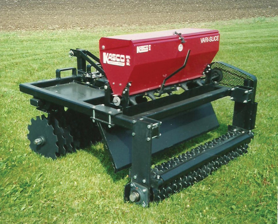 Vari Slice Seeder From Kasco Manufacturing For Construction Pros